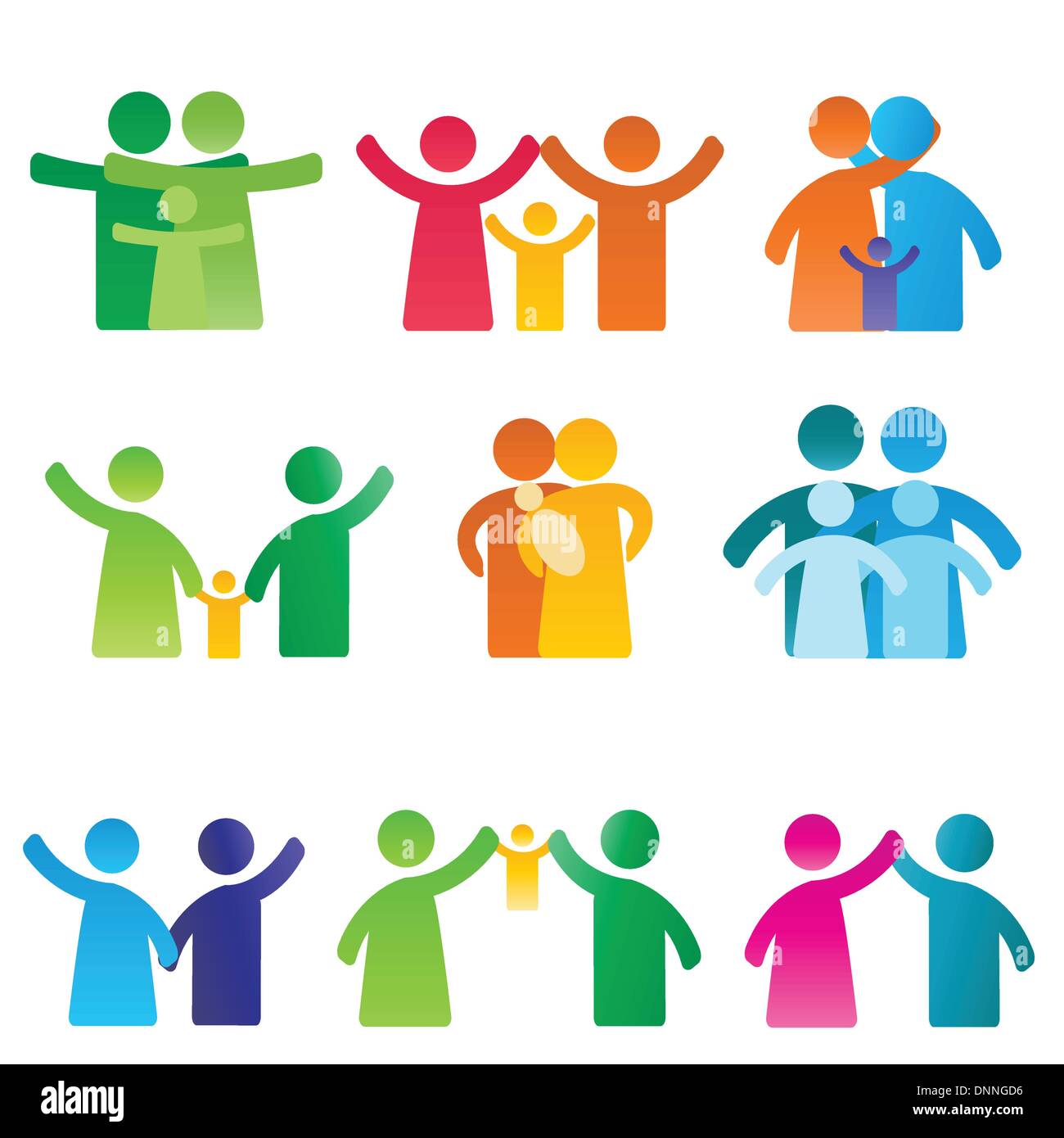 Simple vector showing three Stock Vector Images - Alamy