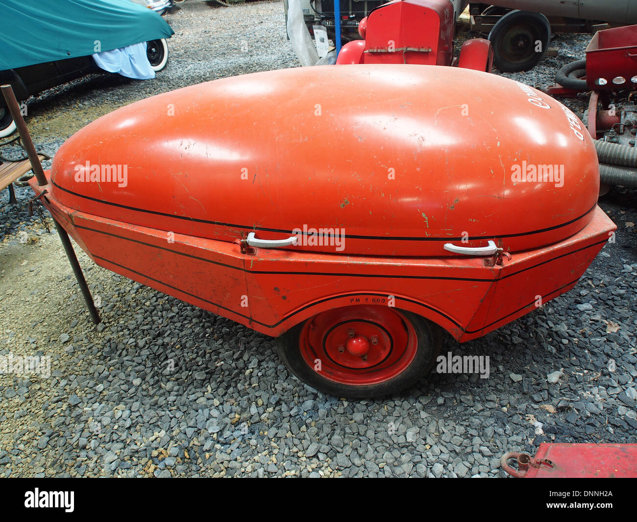 A Pompes Guinard fire fighting pump trailer, located in Englebelmer ...