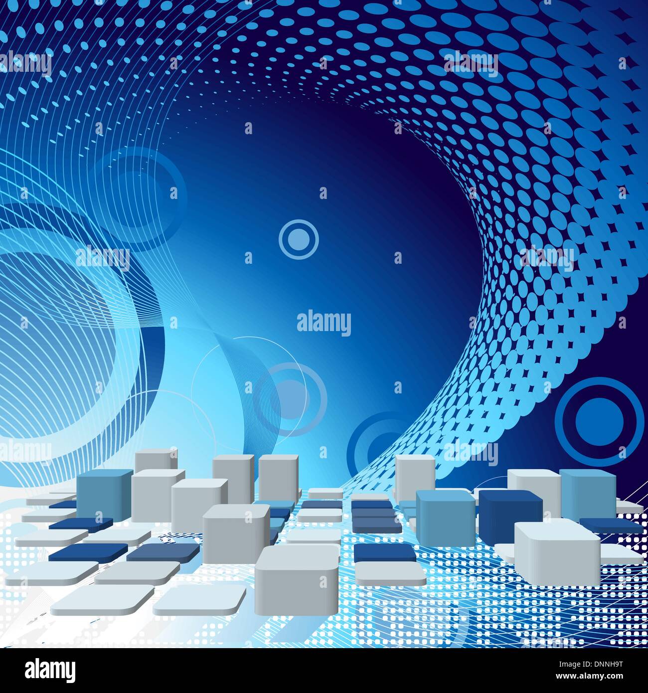 Abstract business background with 3d cheks. Vector illustration Stock ...