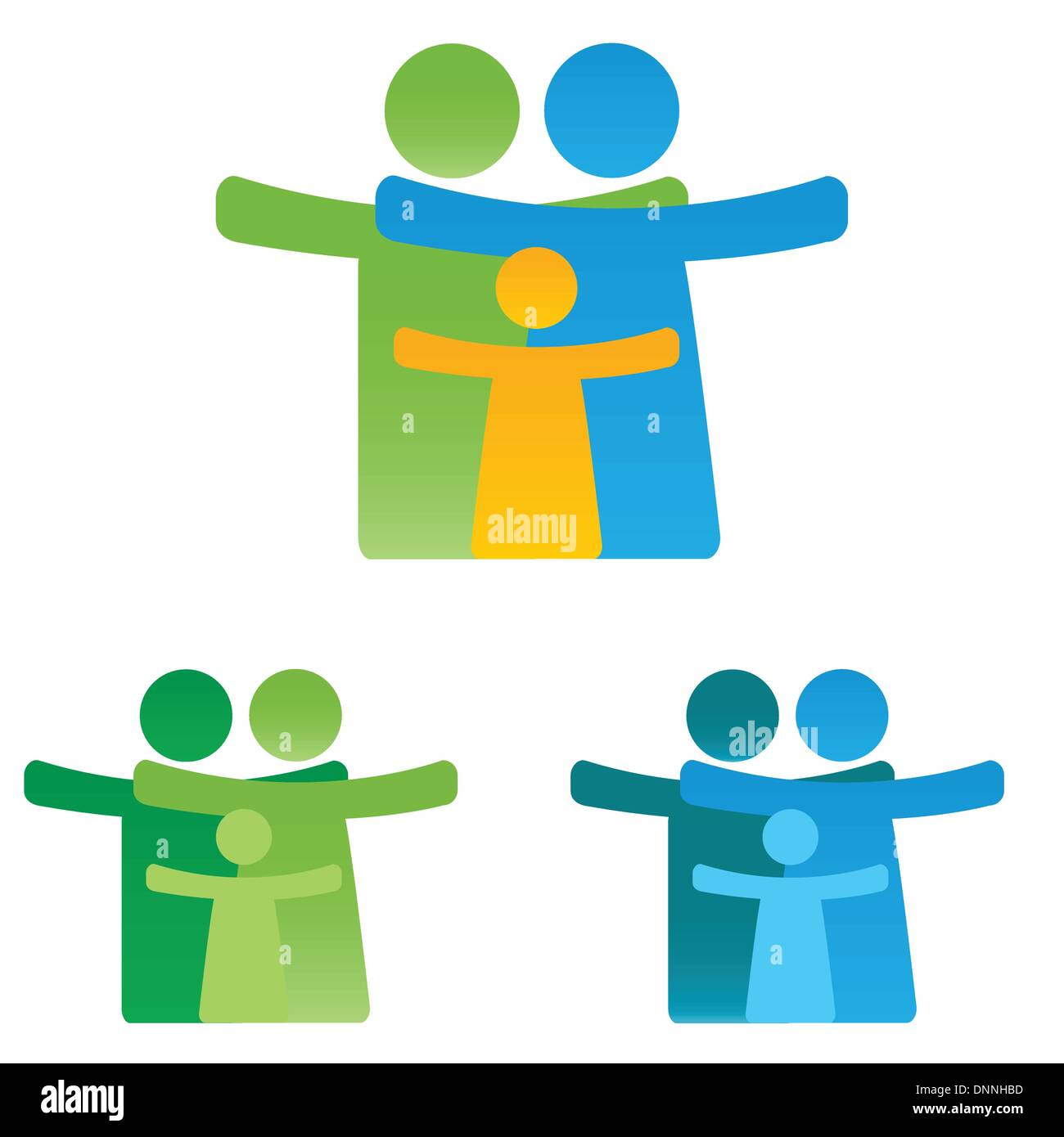 Pictogram showing figures happy family Stock Vector Image & Art - Alamy