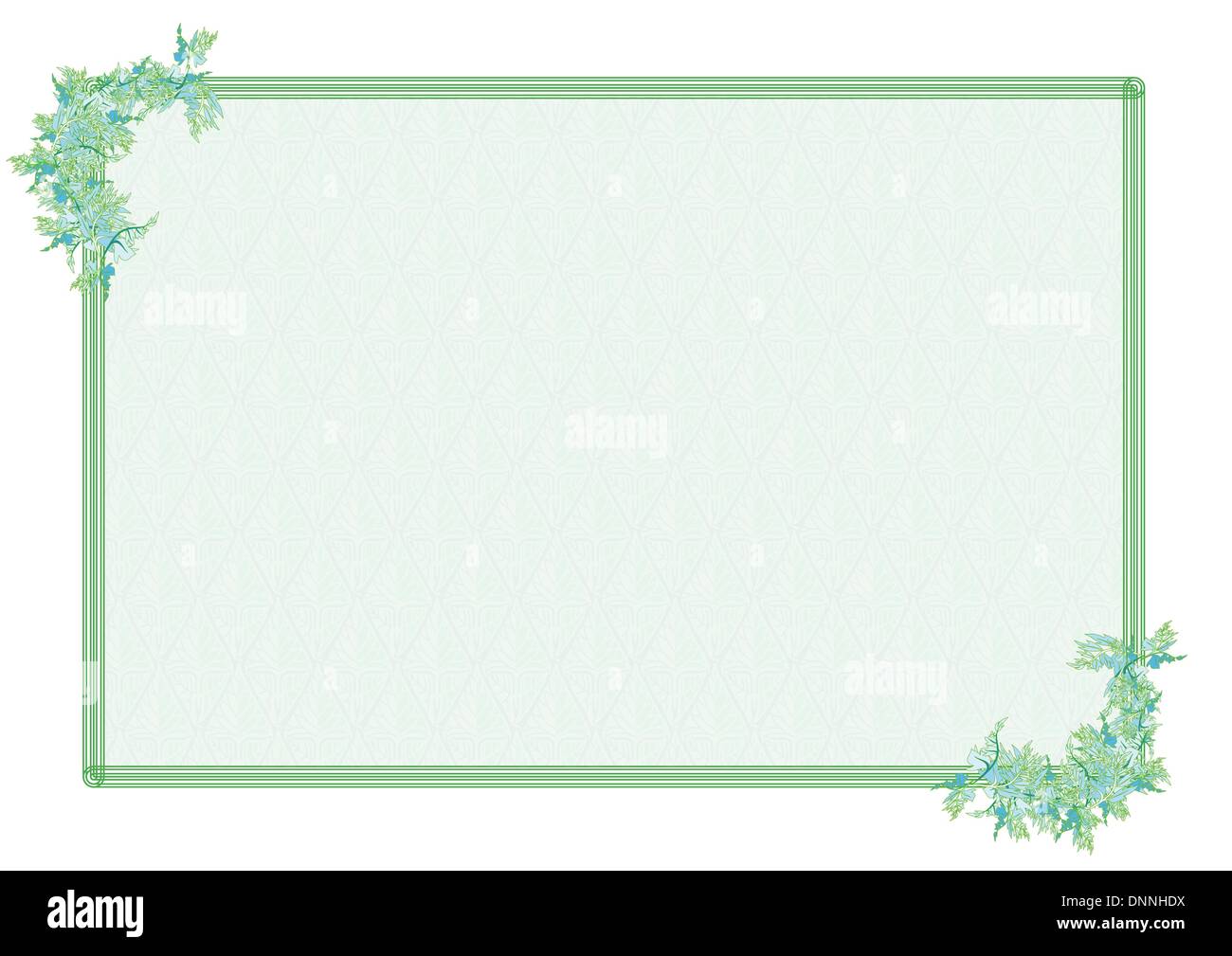 Cute, simple frame you can use as diploma frame Stock Vector Image ...