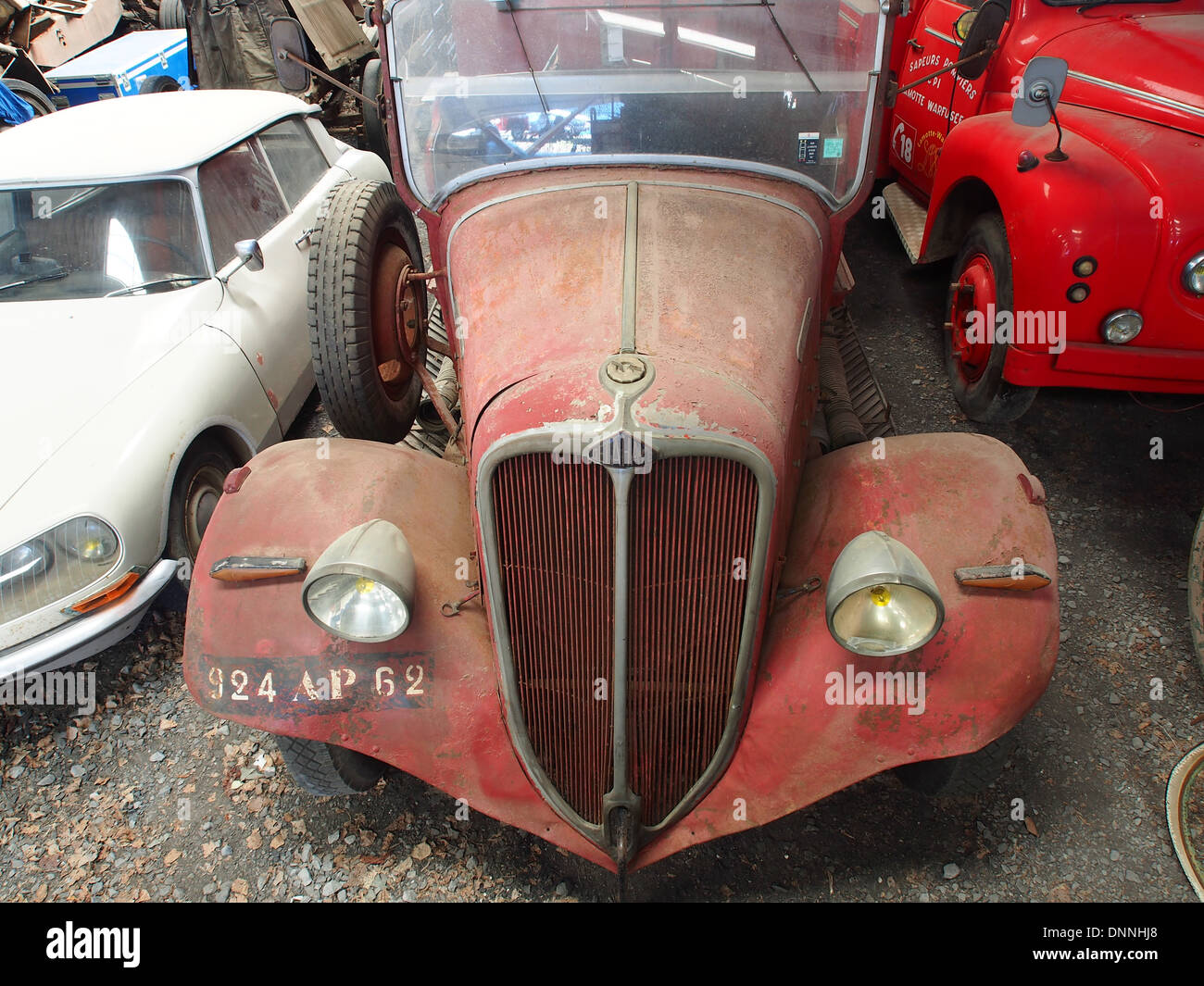 The Delahaye Fire Engine '924 AP 62' is a vintage fire truck used by ...