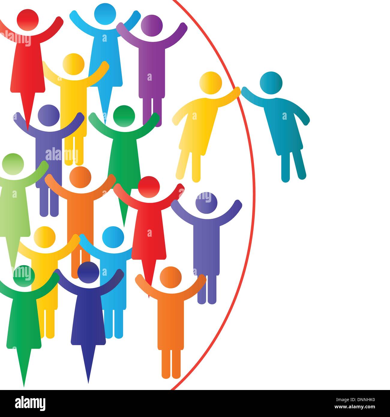 Team members volunteer Stock Vector Images - Alamy