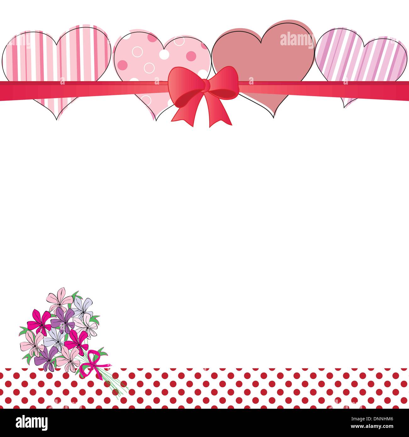 Wedding card invitation dots Stock Vector Images - Alamy