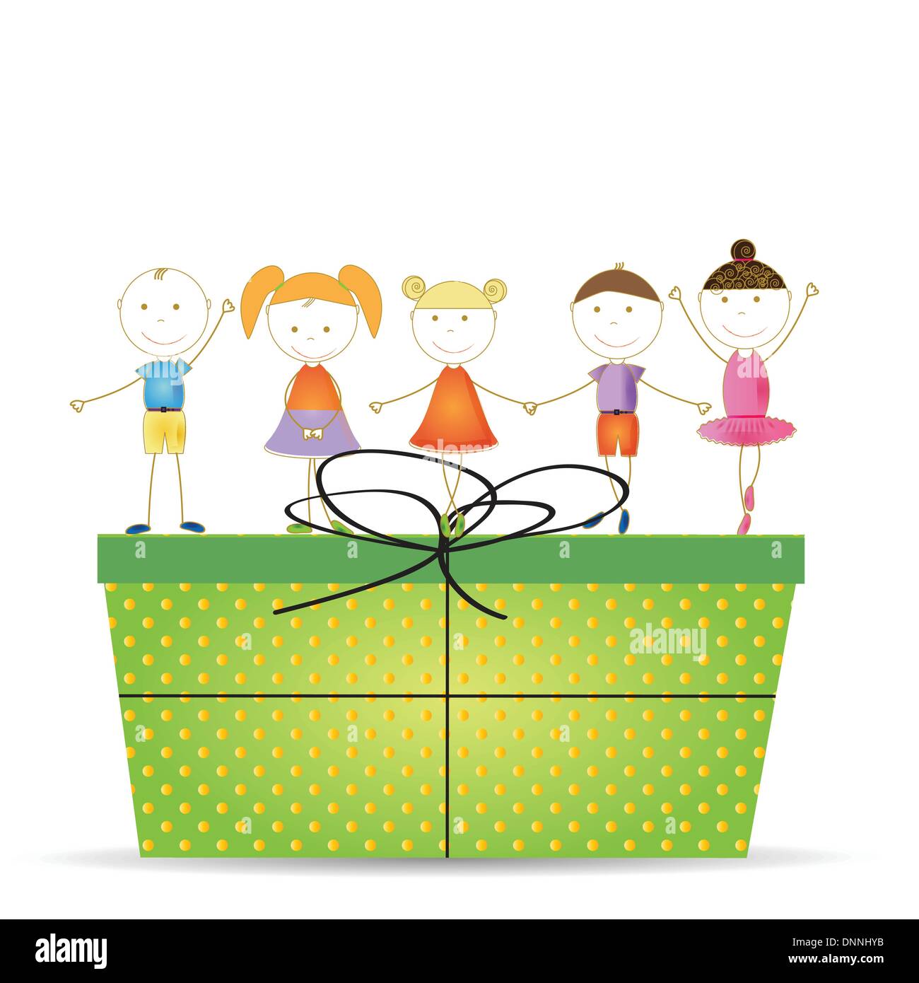 Big girls and small boy hi-res stock photography and images - Alamy