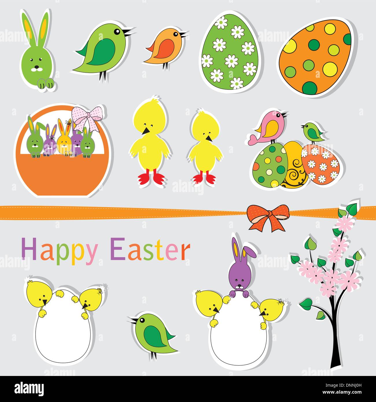 Happy easter card Stock Vector Image & Art - Alamy