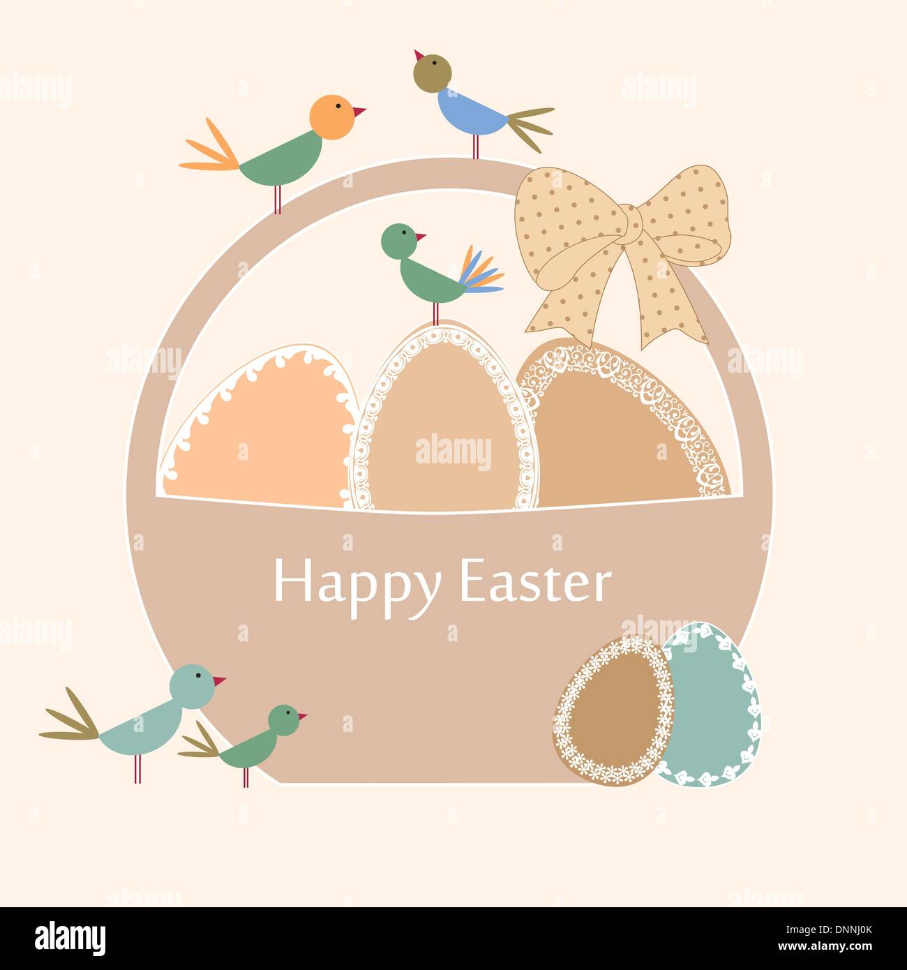 Happy easter card Stock Vector Image & Art - Alamy