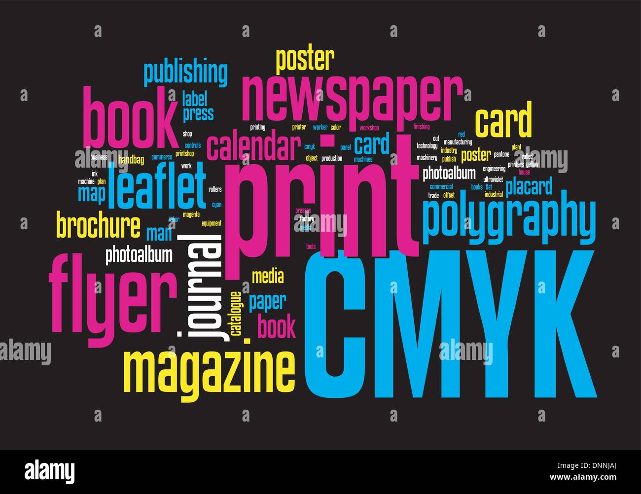 Printing Word Cloud Vector Concept High Resolution Stock Photography ...