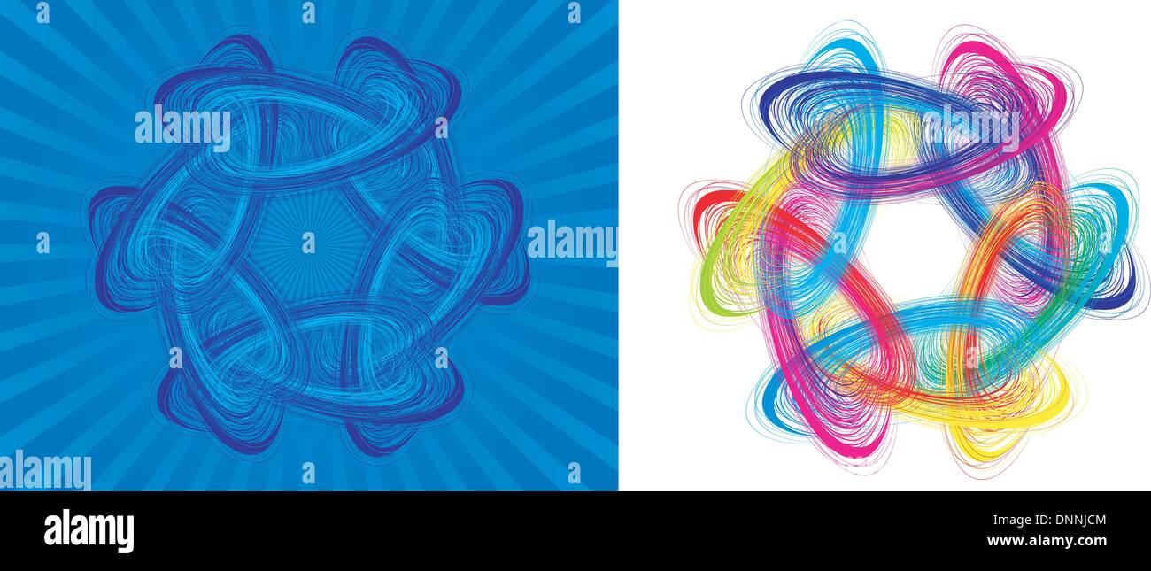 Colorful beautiful rainbow swirl background Stock Vector Images - Alamy