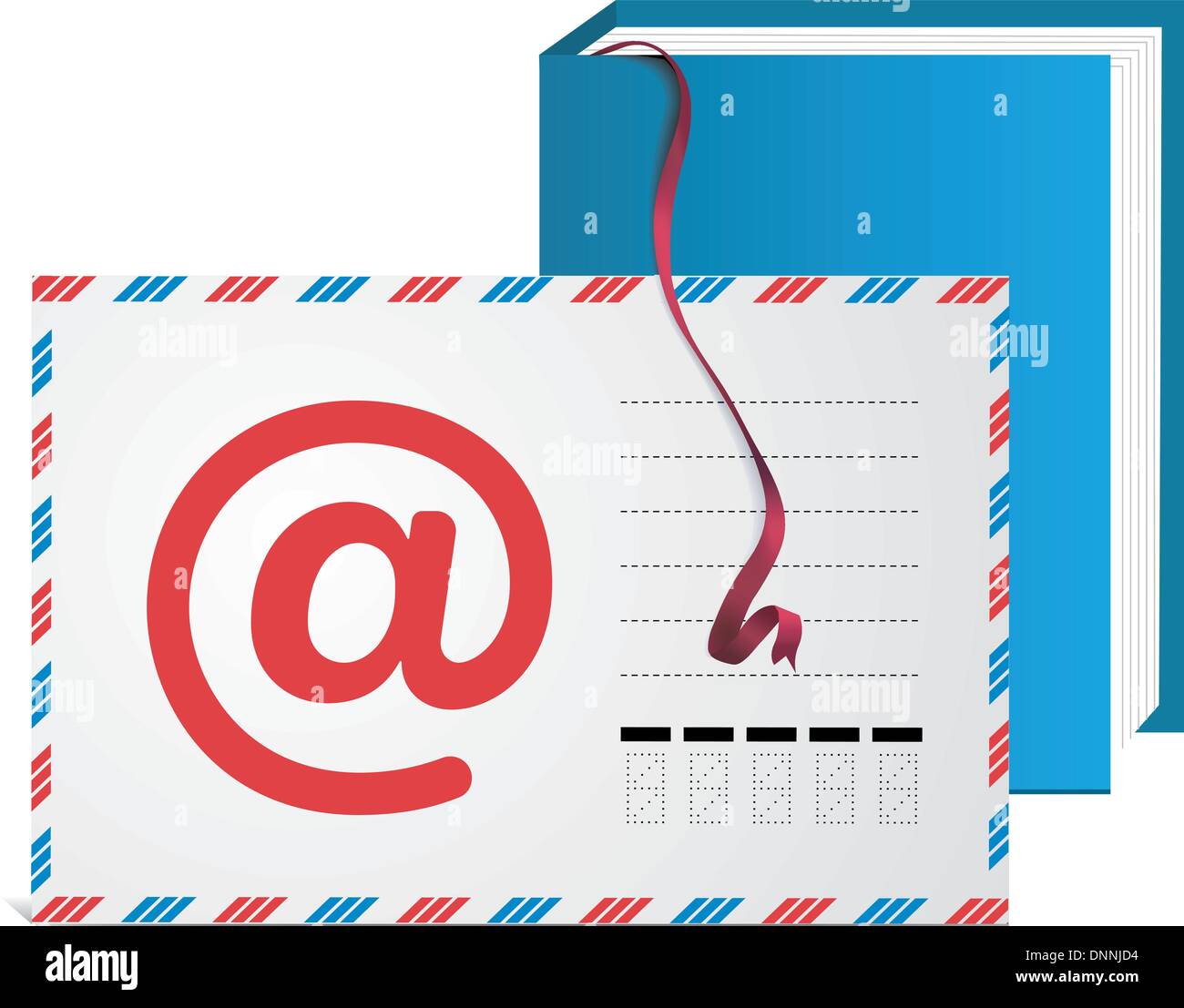 E mail address Stock Vector Images - Alamy
