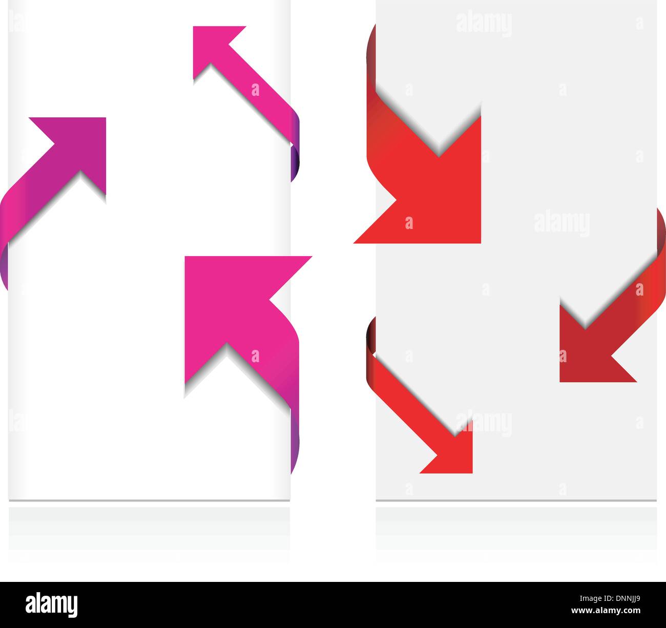 Corner arrow hi-res stock photography and images - Alamy