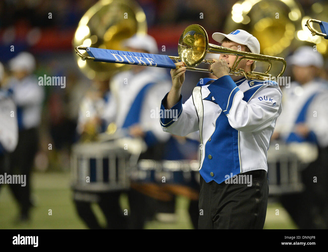 Blue devils marching hi-res stock photography and images - Alamy