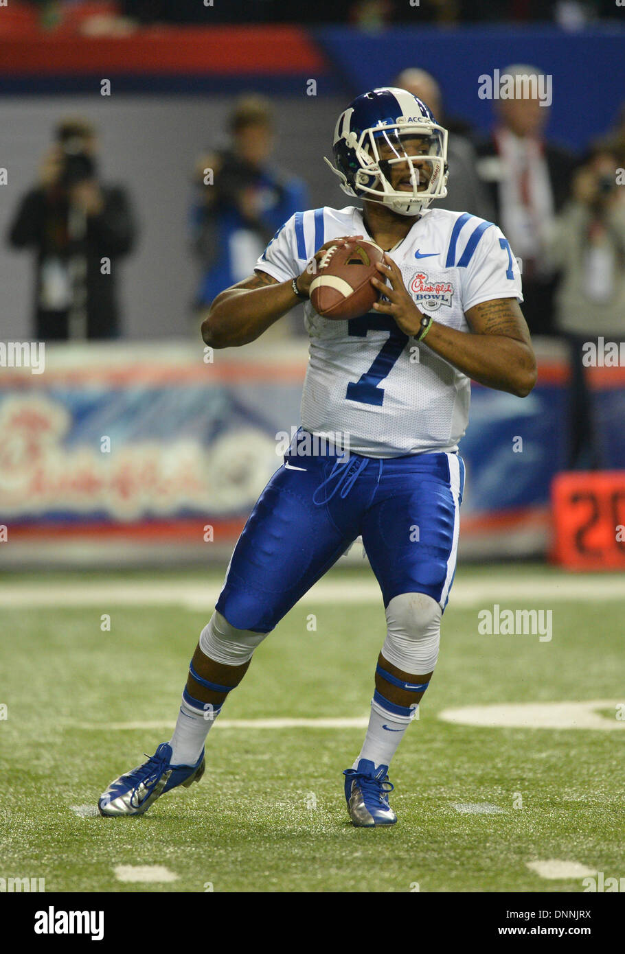 Atlanta, GA, USA. 31st Dec, 2013. December 31, 2013: Duke Blue Devils ...