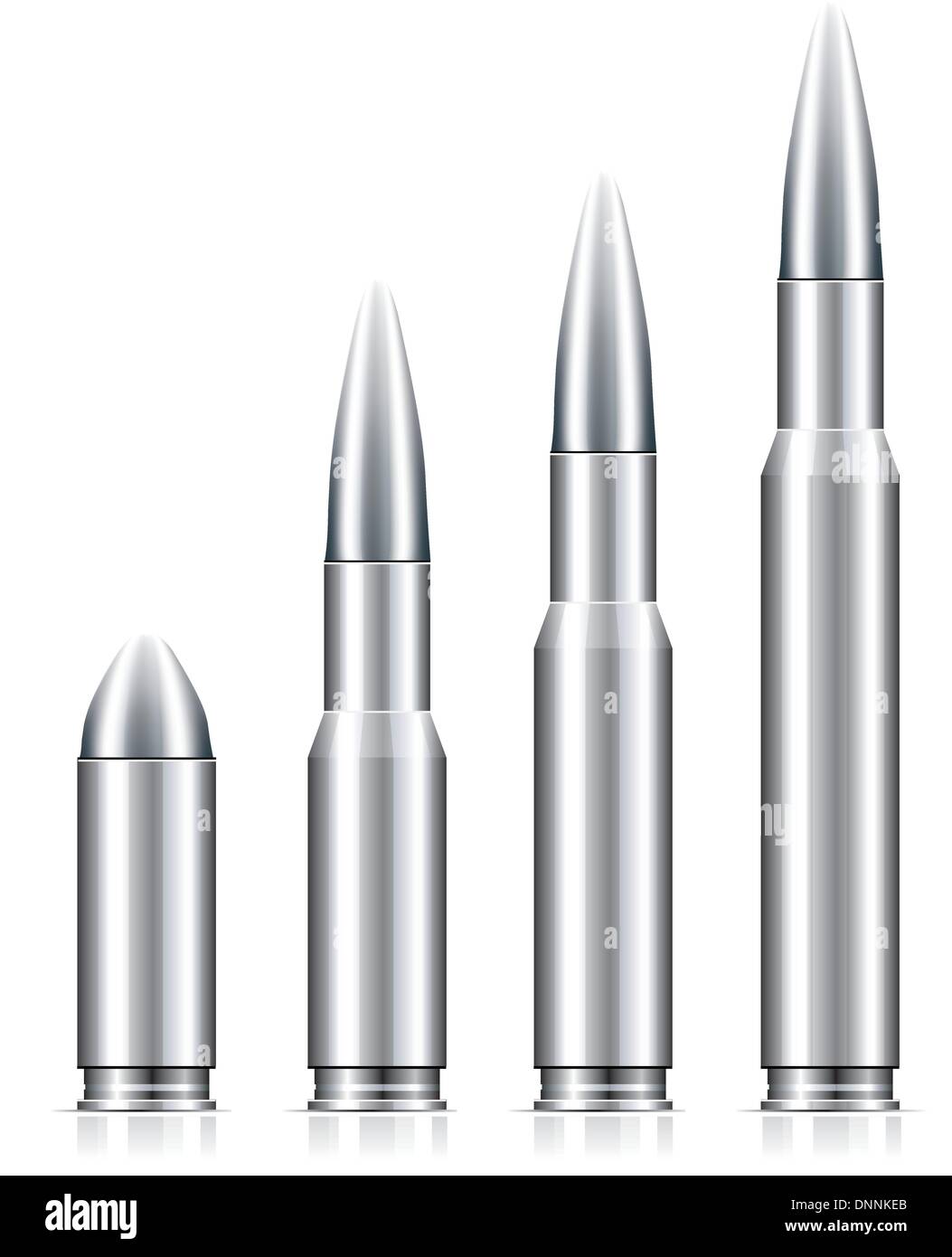 Silver rifle Stock Vector Images - Alamy