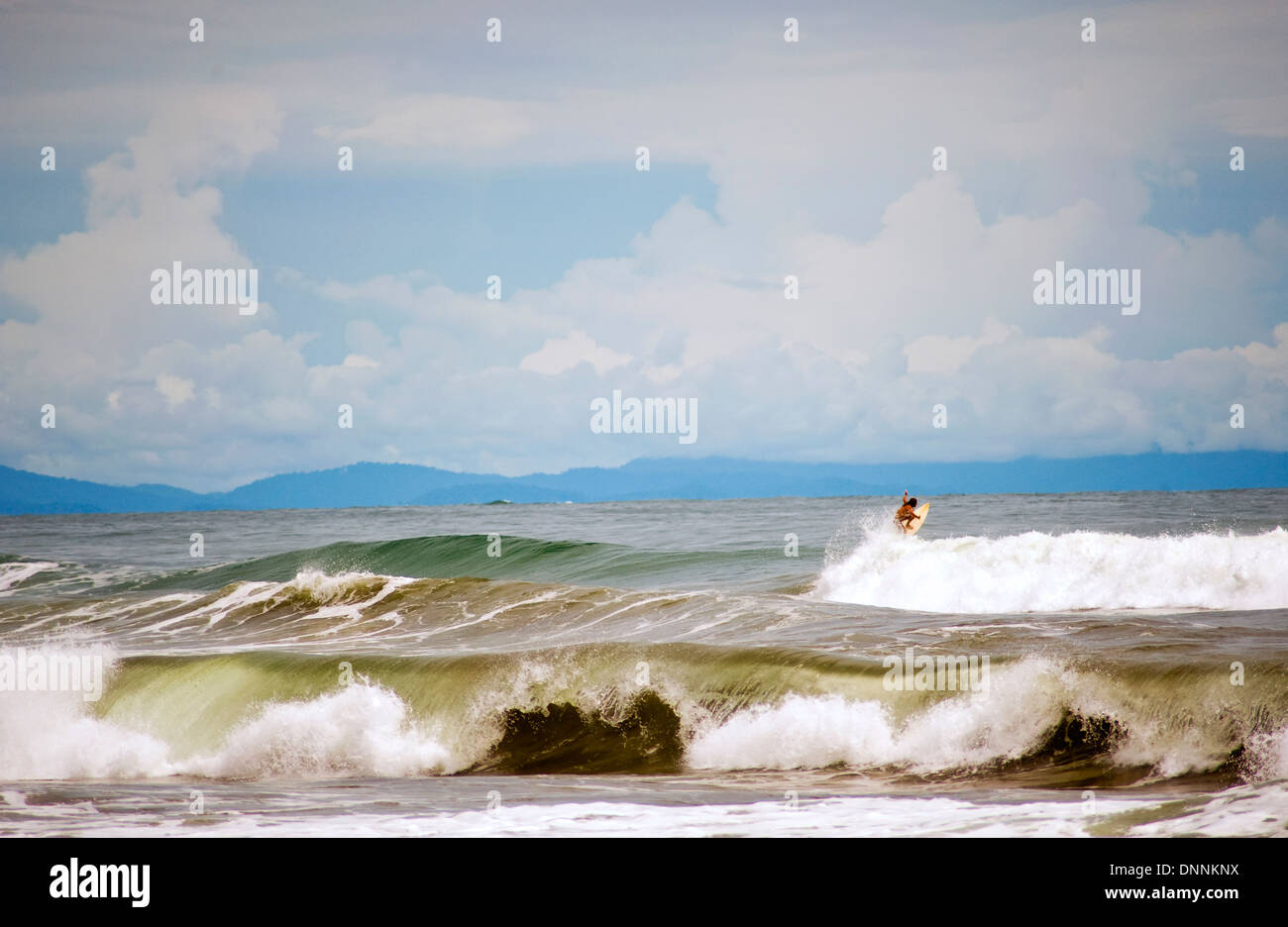 Surfing on the beaches of Dominical, Costa Rica Stock Photo - Alamy