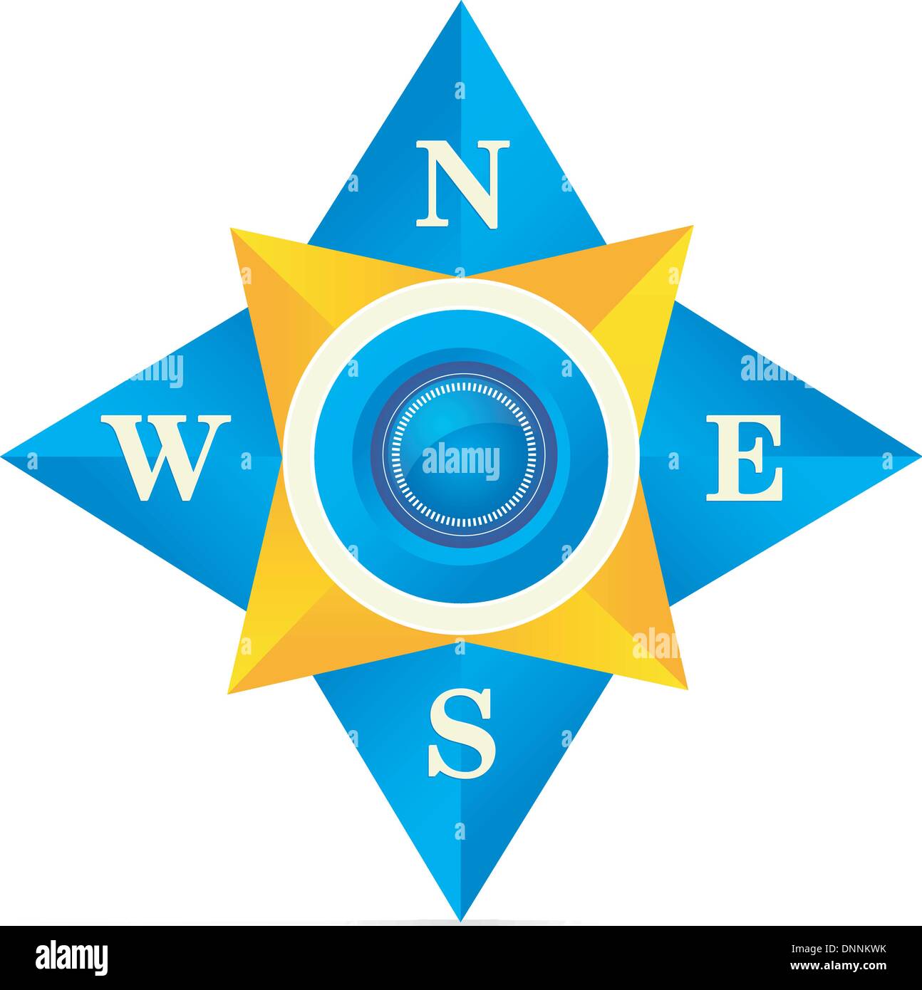 Angle of north Stock Vector Images - Alamy