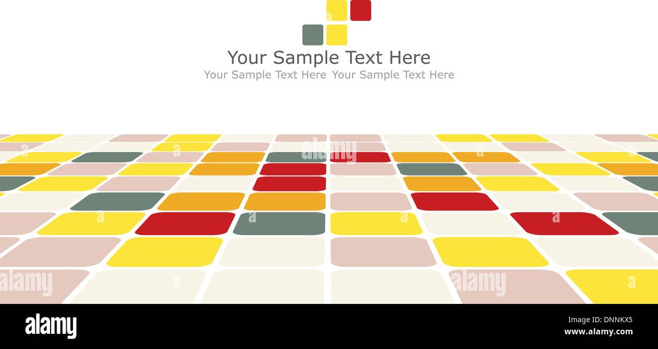 Vector illustration of abstract multicolor checked background Stock ...
