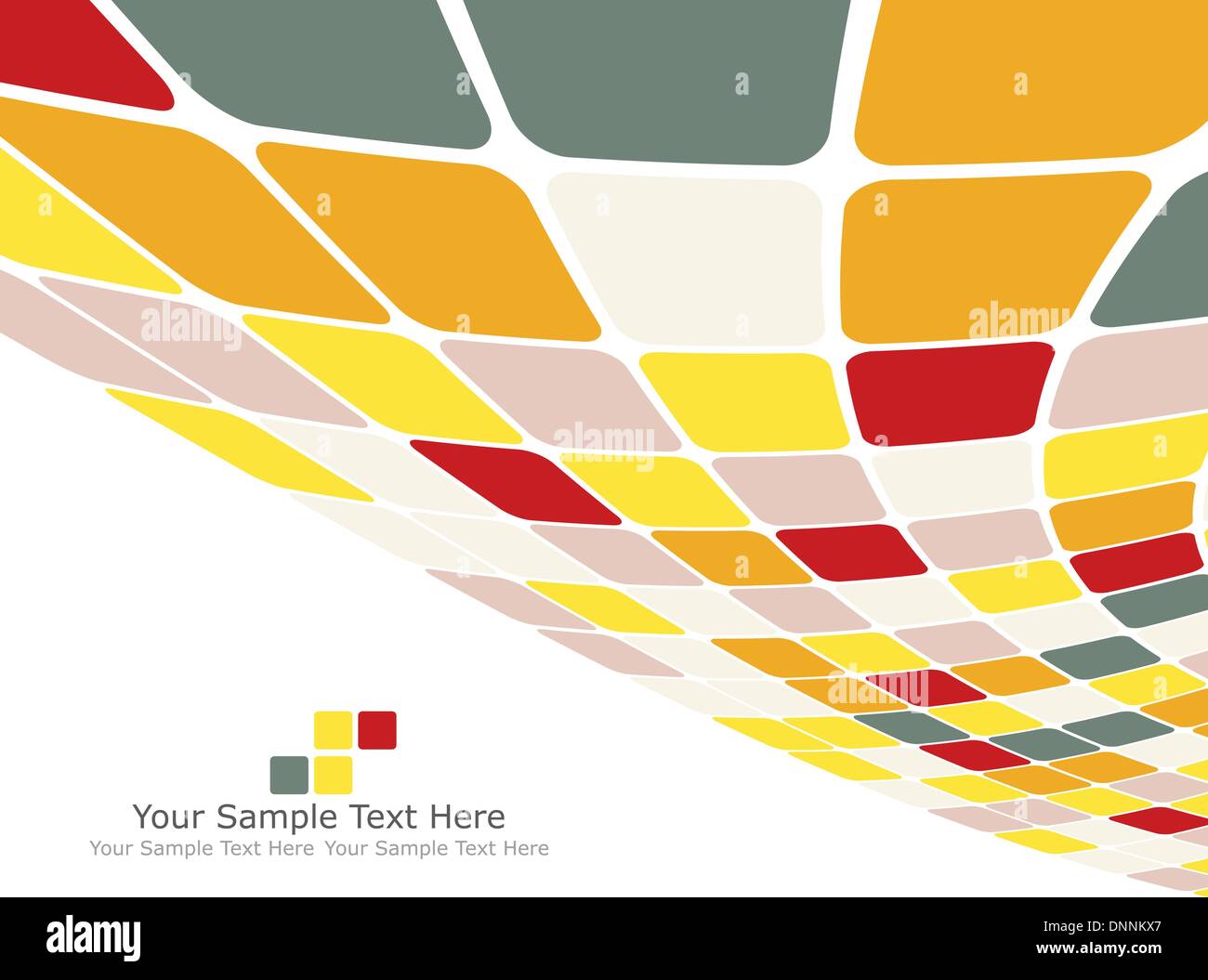 Vector illustration of abstract multicolor checked background Stock ...