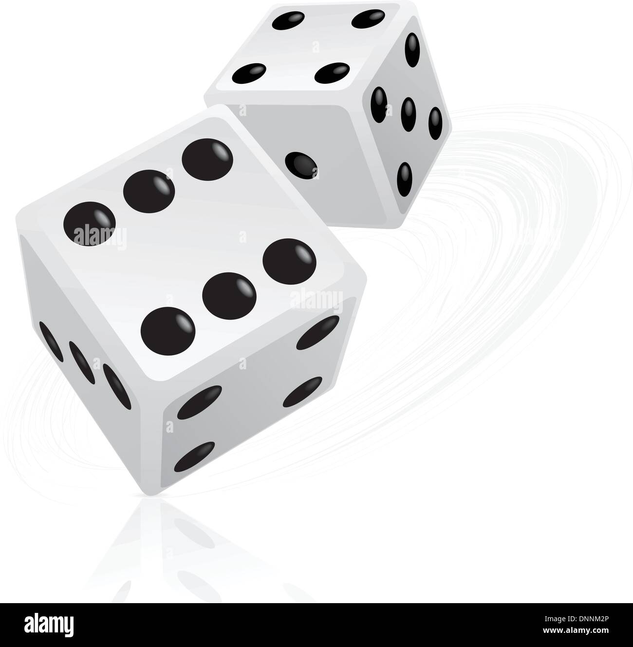 Transparent dice Stock Vector Images - Alamy