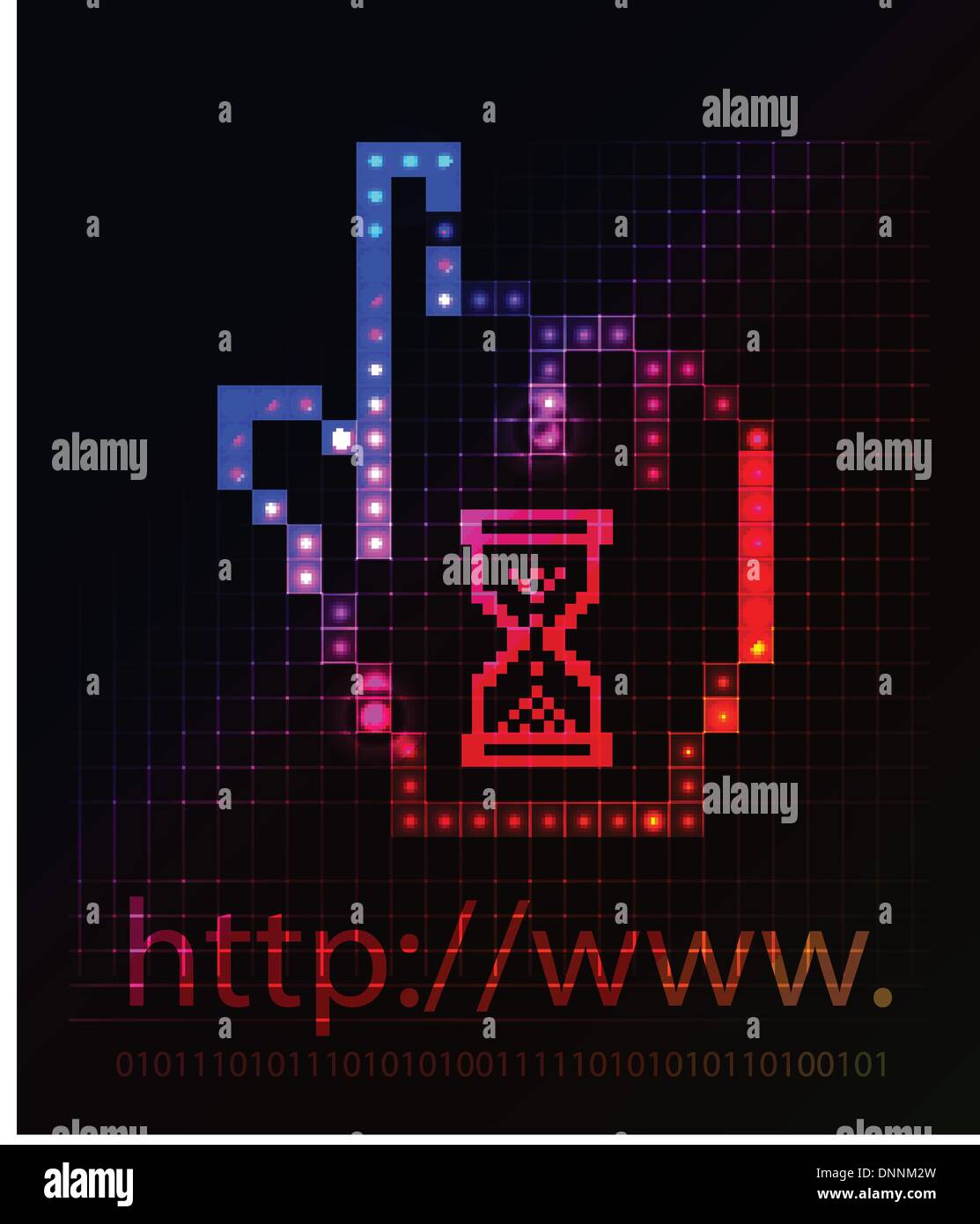 Computer cursor on a led display Stock Vector Image & Art - Alamy