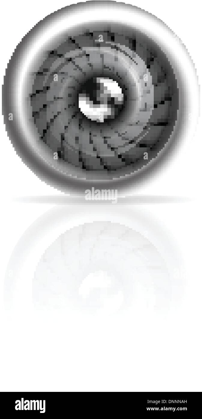 Airplane engine detail Stock Vector Images - Alamy