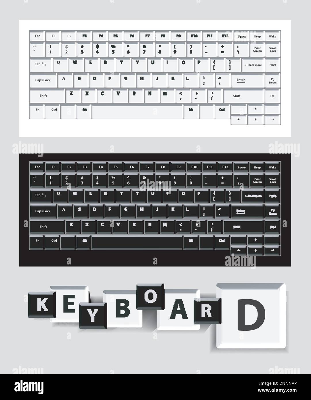 Numeric key Stock Vector Images - Alamy