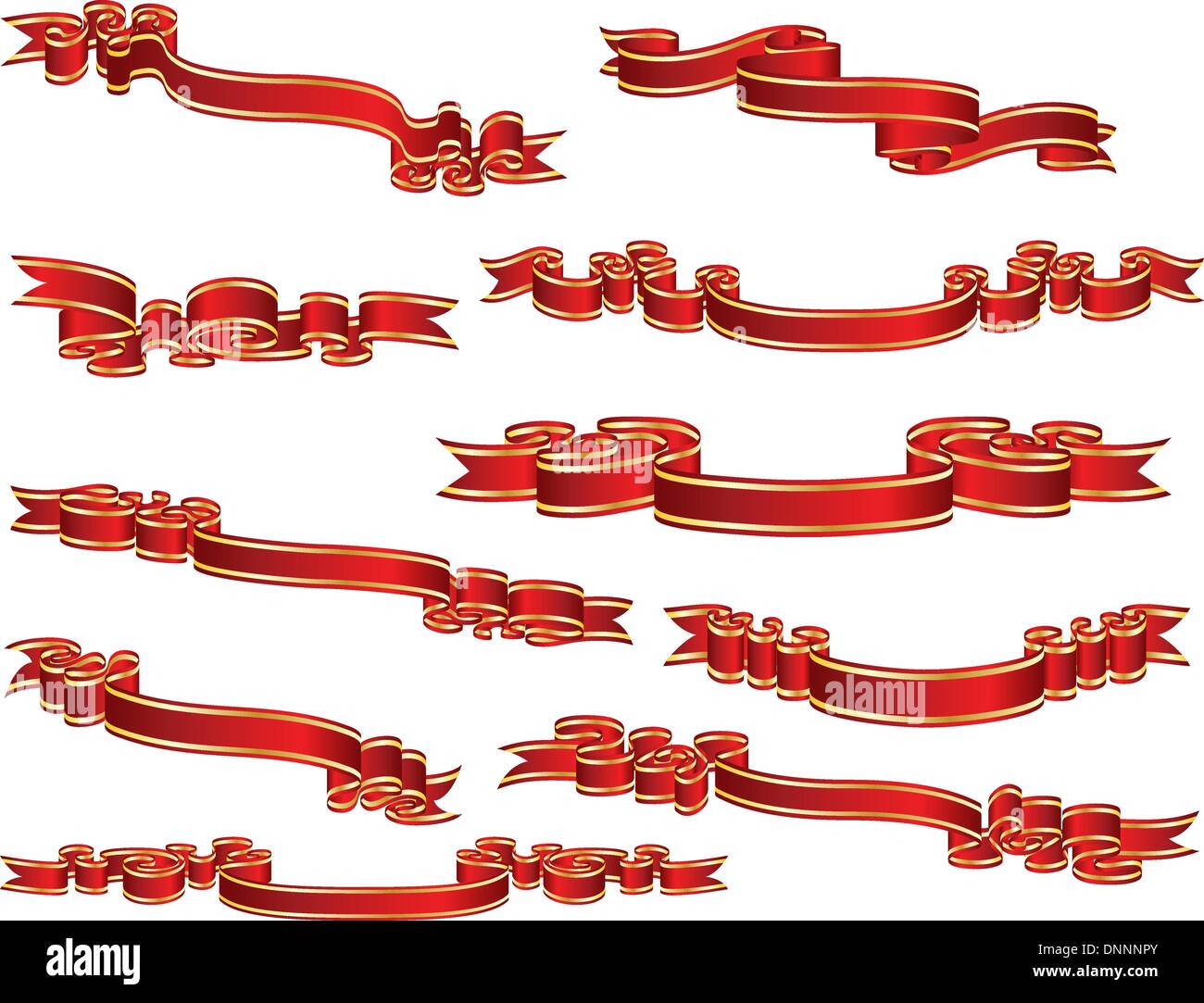 Set of different vector ribbons for design use Stock Vector Image & Art ...