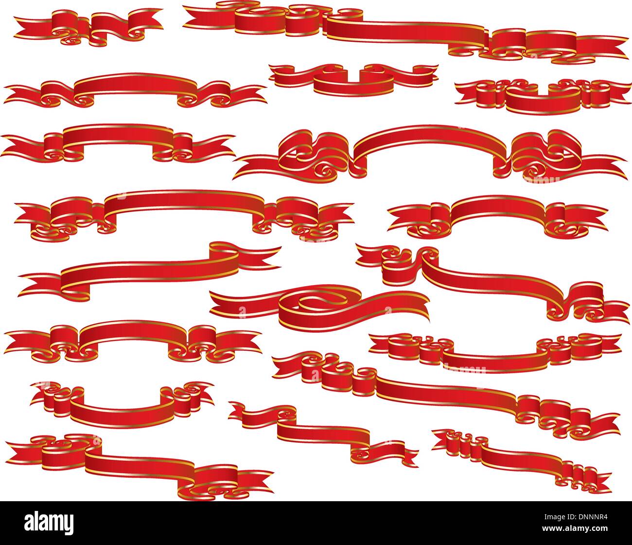 Set of different vector ribbons for design use Stock Vector Image & Art ...