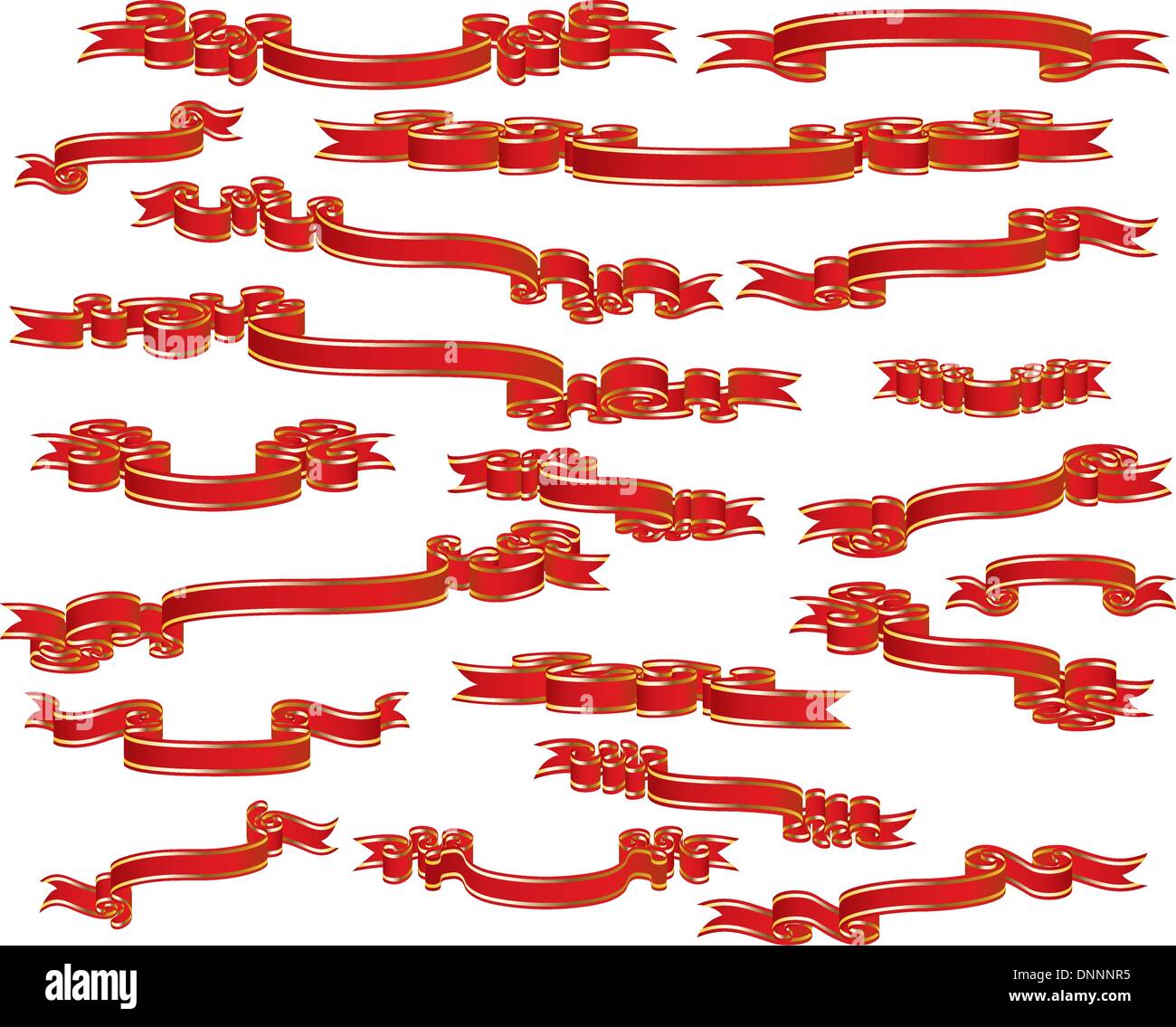 Set of different vector ribbons for design use Stock Vector Image & Art ...