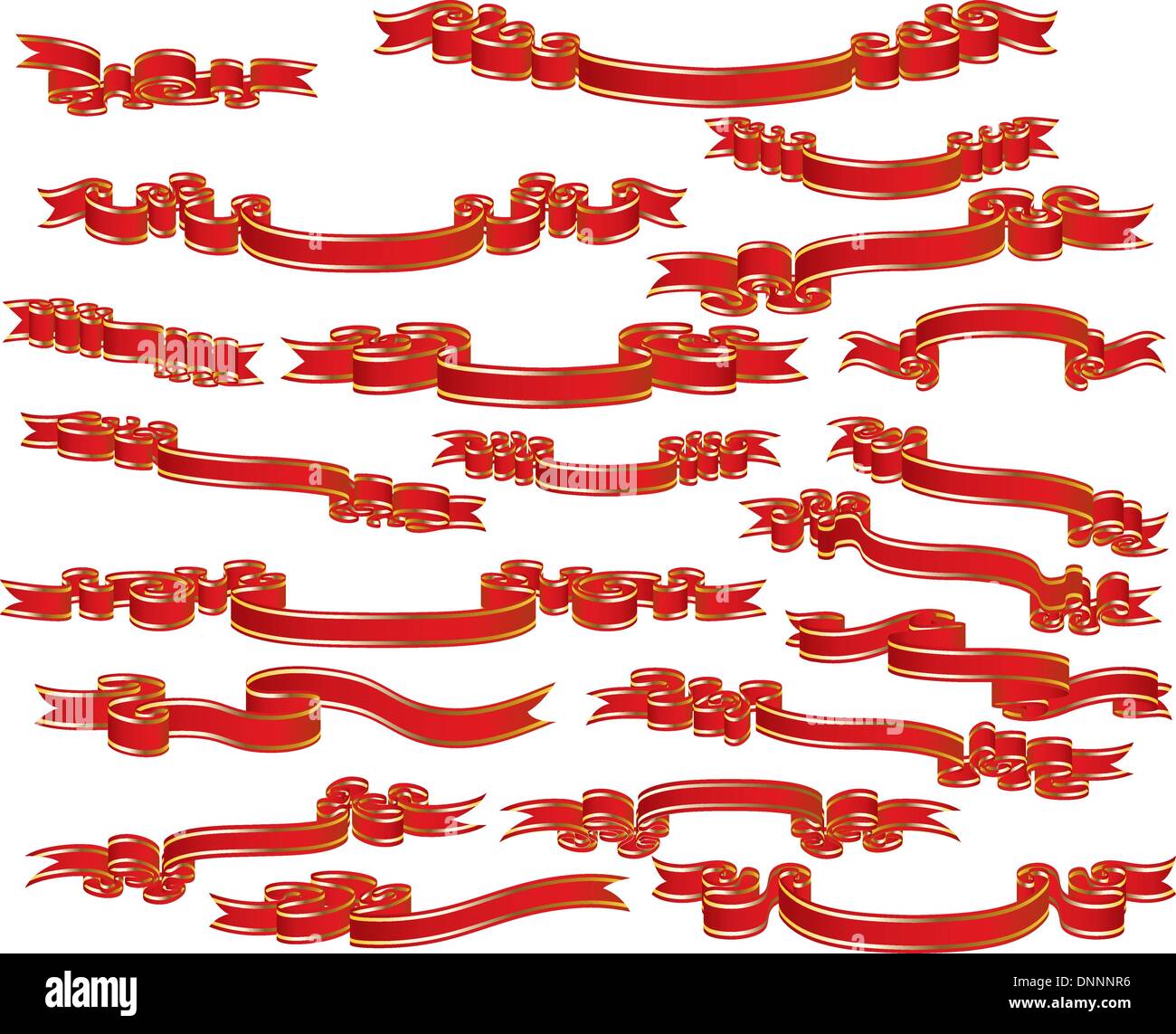 Set of different vector ribbons for design use Stock Vector Image & Art ...