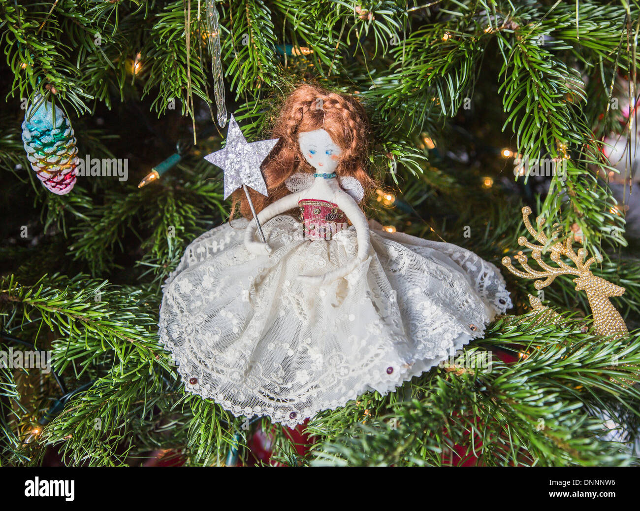 Christmas fairy decoration hi-res stock photography and images - Alamy