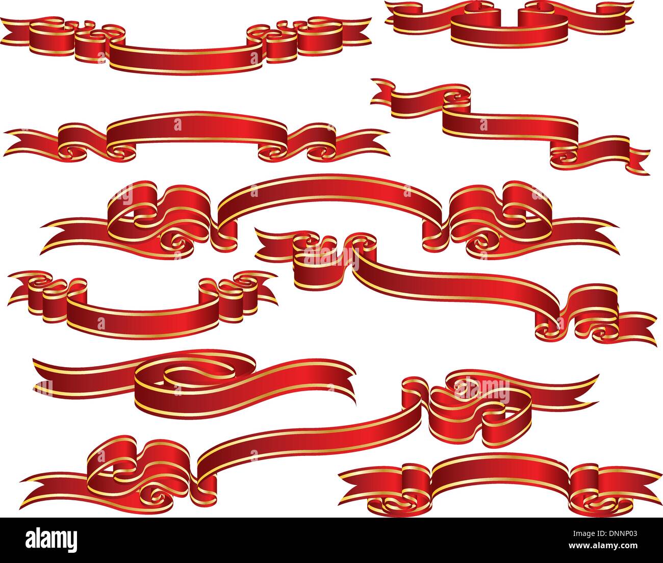 Set of different vector ribbons for design use Stock Vector Image & Art ...
