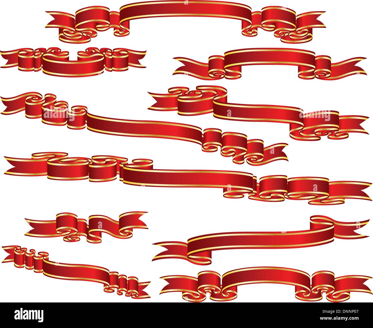 Set of different vector ribbons for design use Stock Vector Image & Art ...