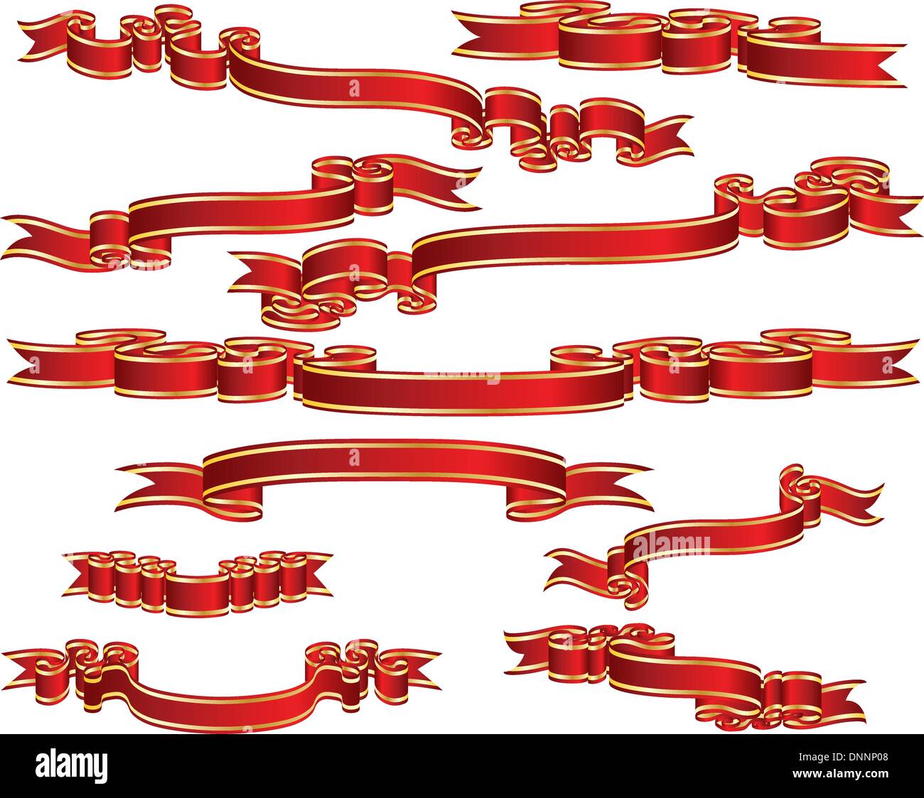 Set of different vector ribbons for design use Stock Vector Image & Art ...