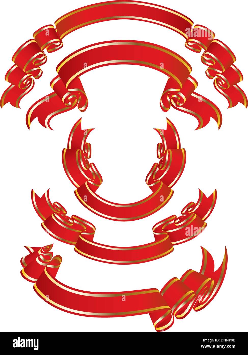 Set of different vector ribbons for design use Stock Vector Image & Art ...