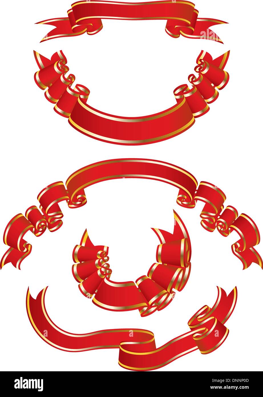 Set of different vector ribbons for design use Stock Vector Image & Art ...