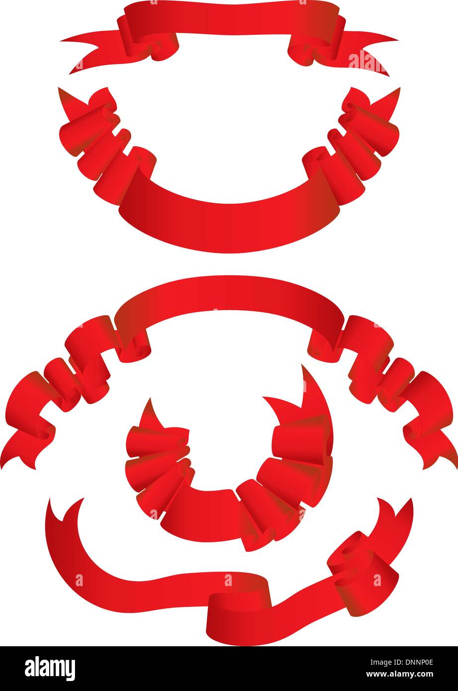 Set of different vector ribbons for design use Stock Vector Image & Art ...