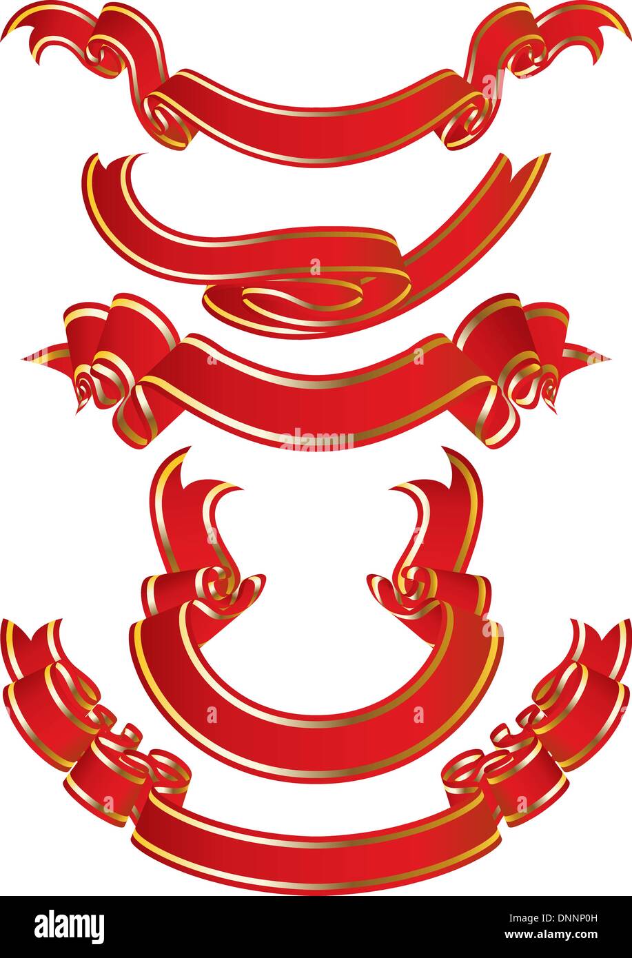 Set of different vector ribbons for design use Stock Vector Image & Art ...