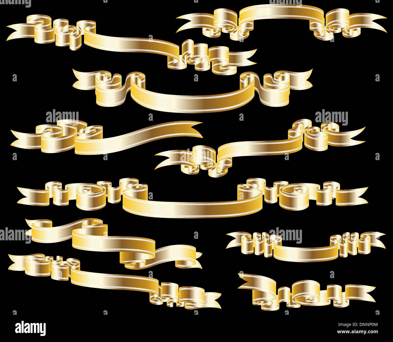 Set of different vector ribbons for design use Stock Vector Image & Art ...