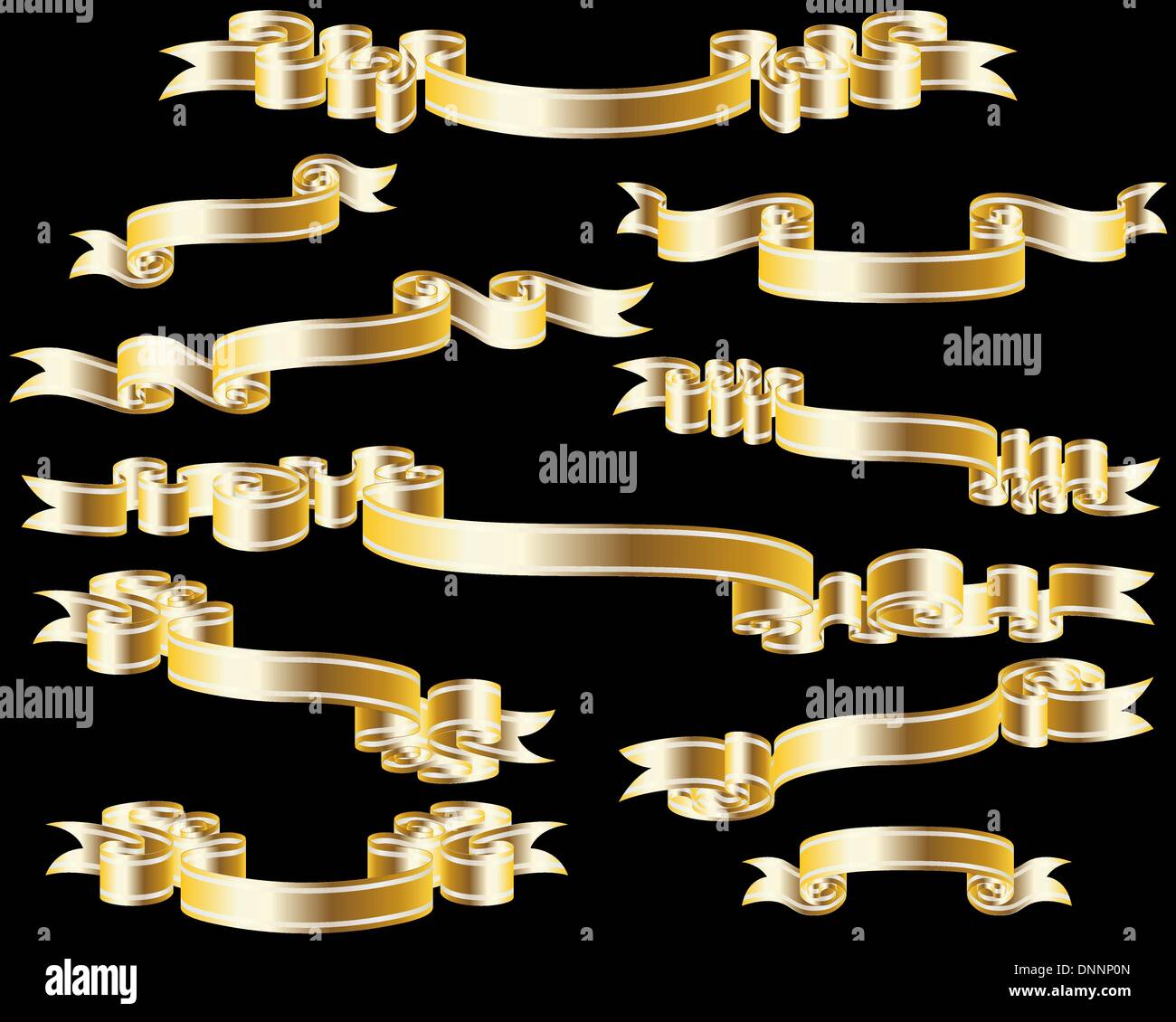 Set of different vector ribbons for design use Stock Vector Image & Art ...