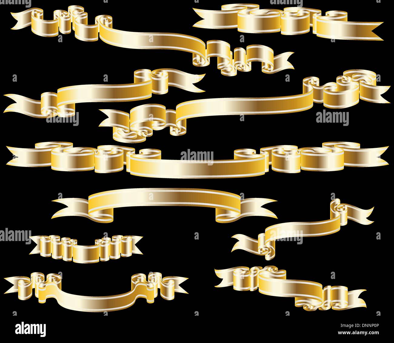 Set of different vector ribbons for design use Stock Vector Image & Art ...