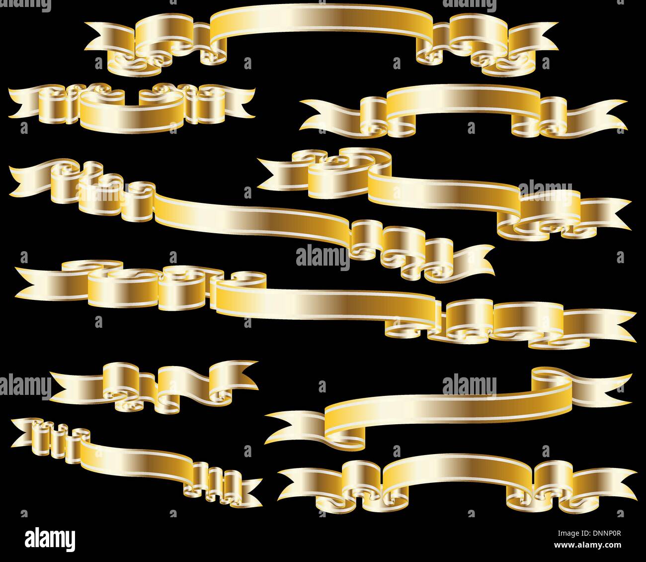 Set of different vector ribbons for design use Stock Vector Image & Art ...