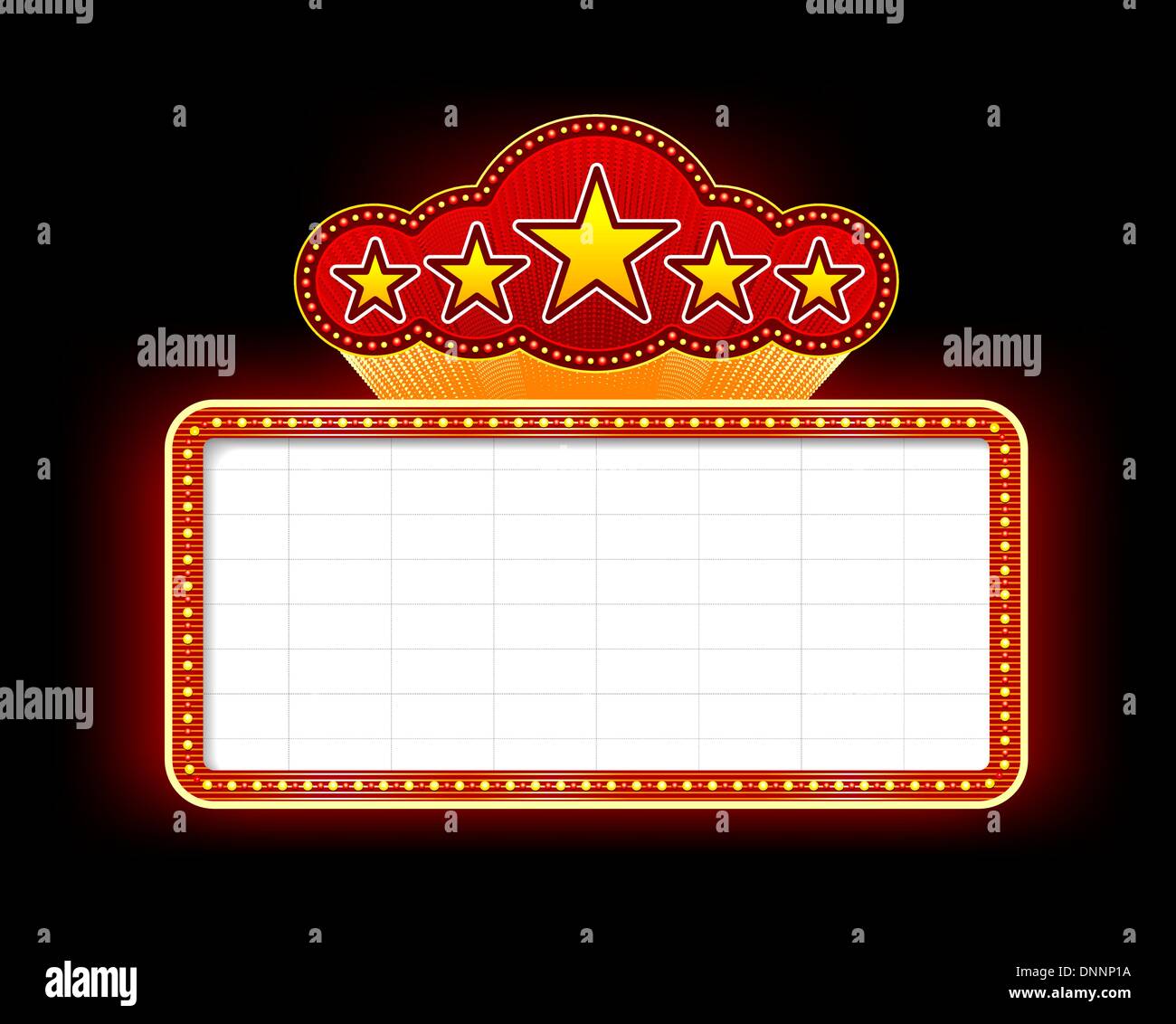 Movie Theater Sign Vector