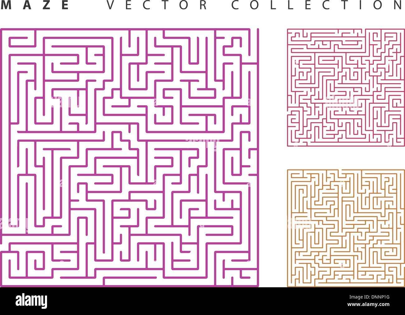 Mazes Stock Vector Images - Alamy