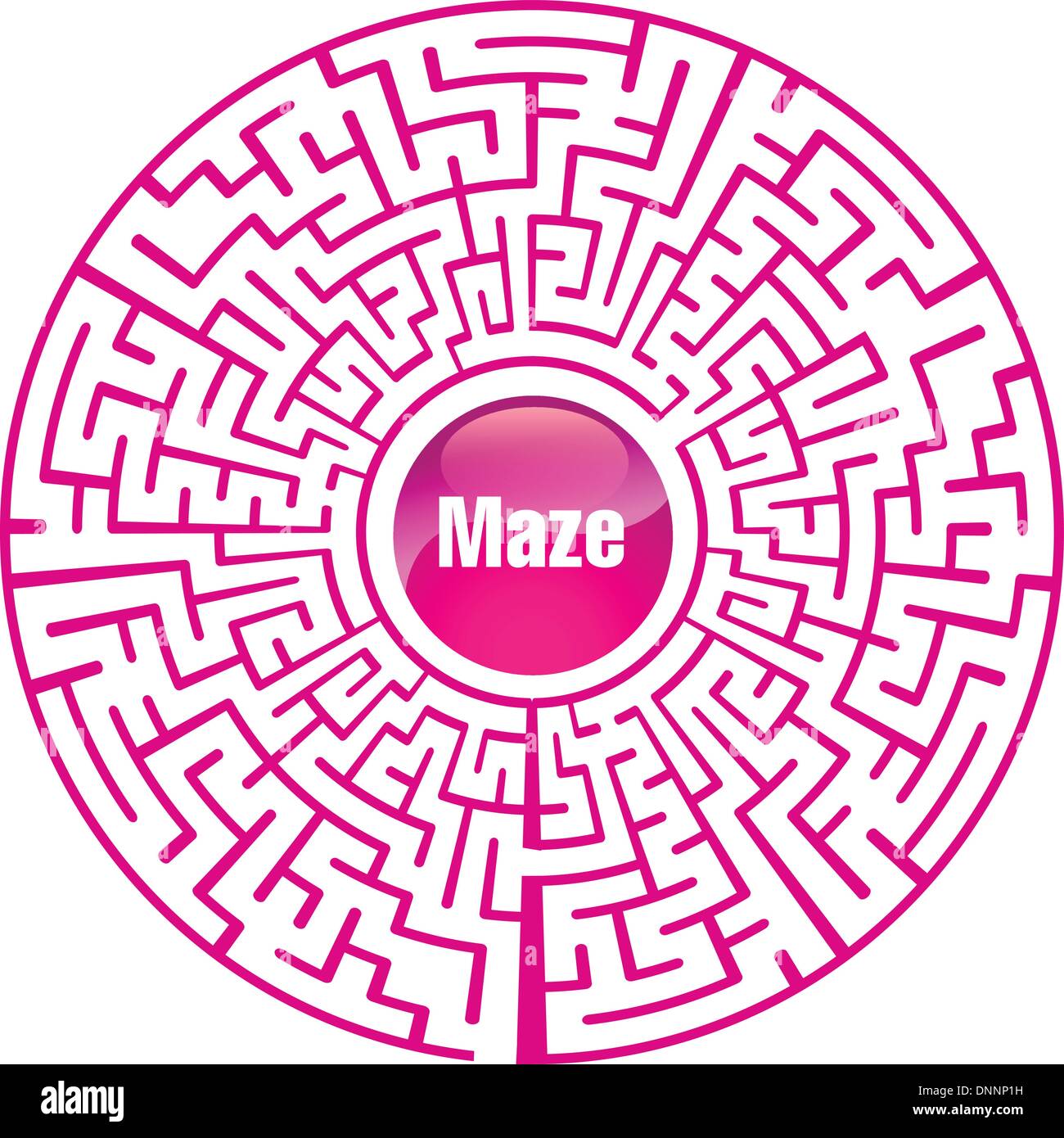 Rectangular maze Stock Vector Images - Alamy