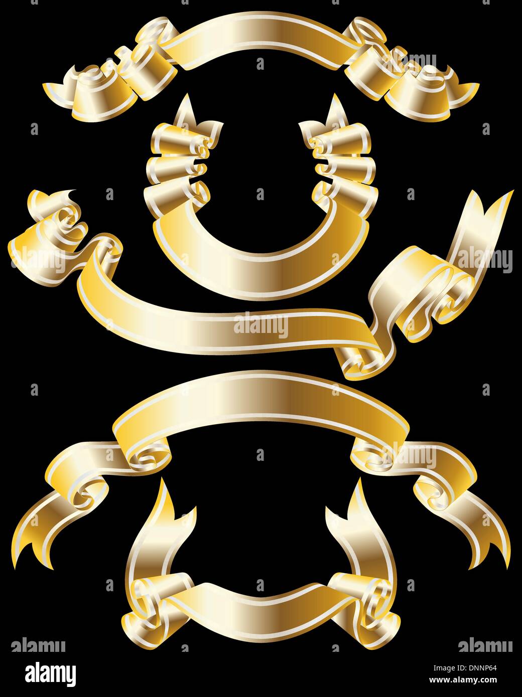 Set of different vector ribbons for design use Stock Vector Image & Art ...