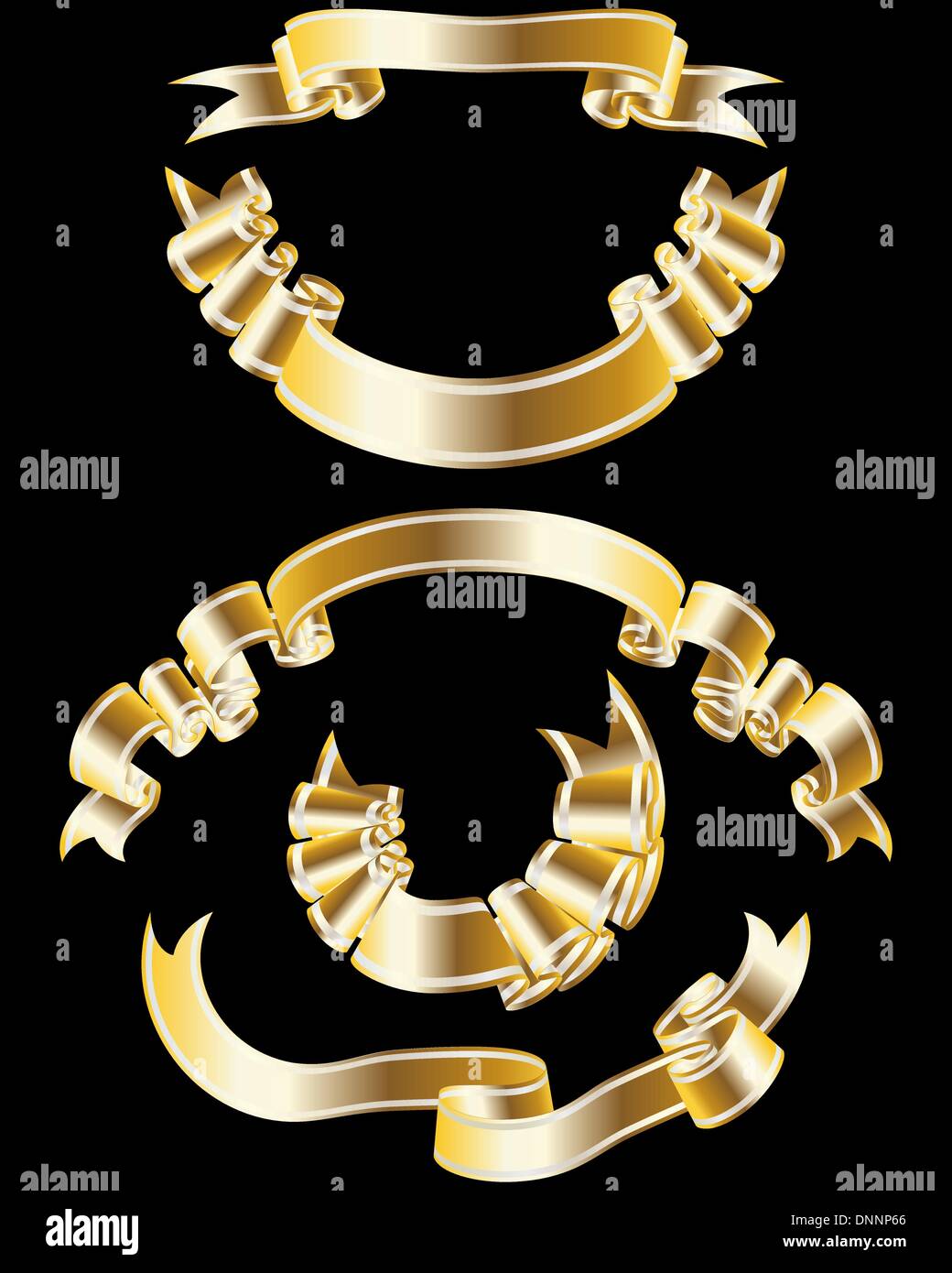 Set of different vector ribbons for design use Stock Vector Image & Art ...