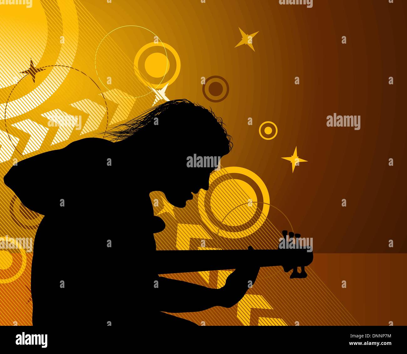 Rock group singers theme. Vector illustration for design use Stock ...