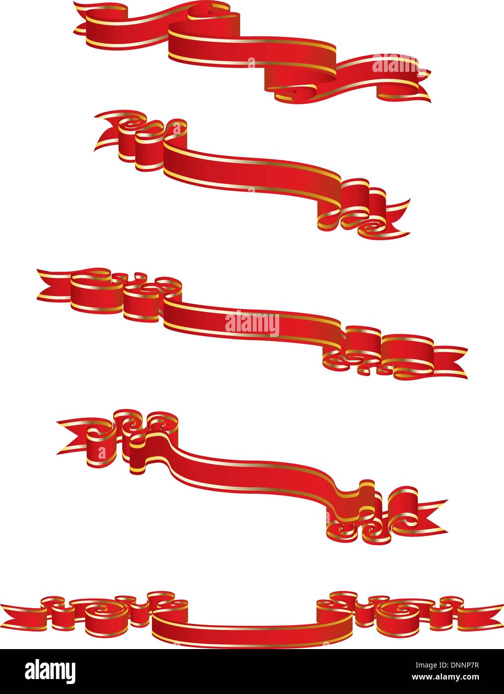 Set of different vector ribbons for design use Stock Vector Image & Art ...