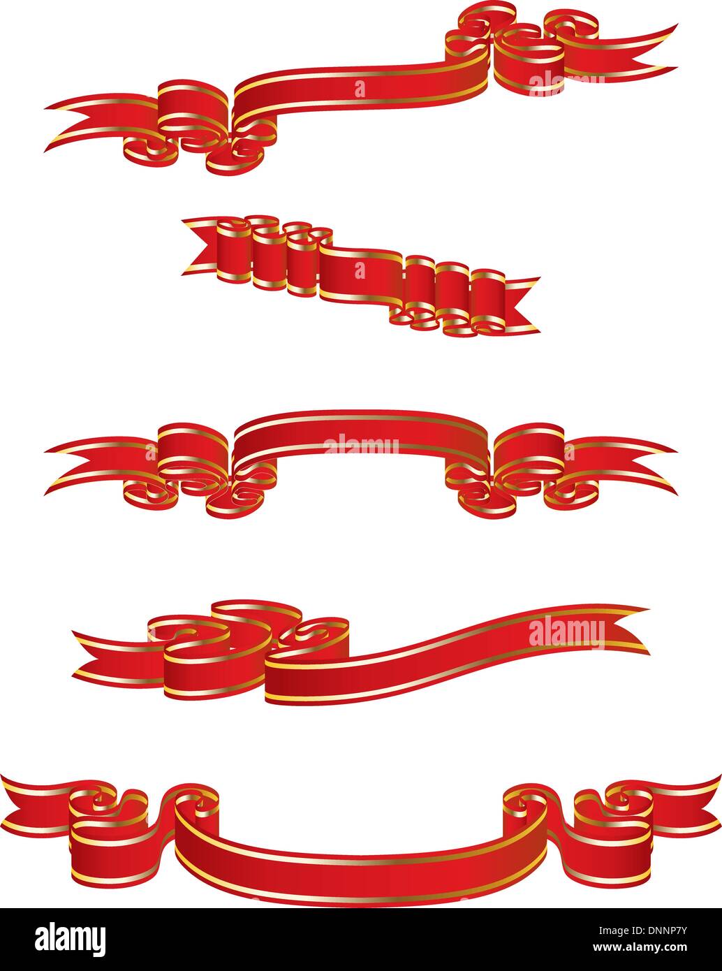 Set of different vector ribbons for design use Stock Vector Image & Art ...